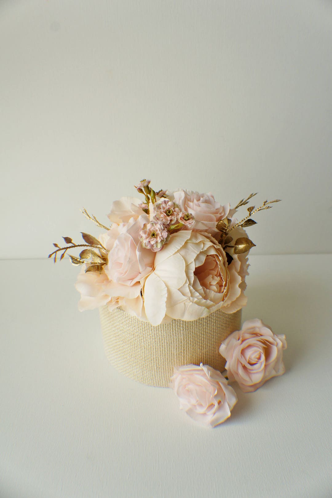Flower Cake Topper, Wedding Flowers, Floral Cake Topper, Silk Flower ...