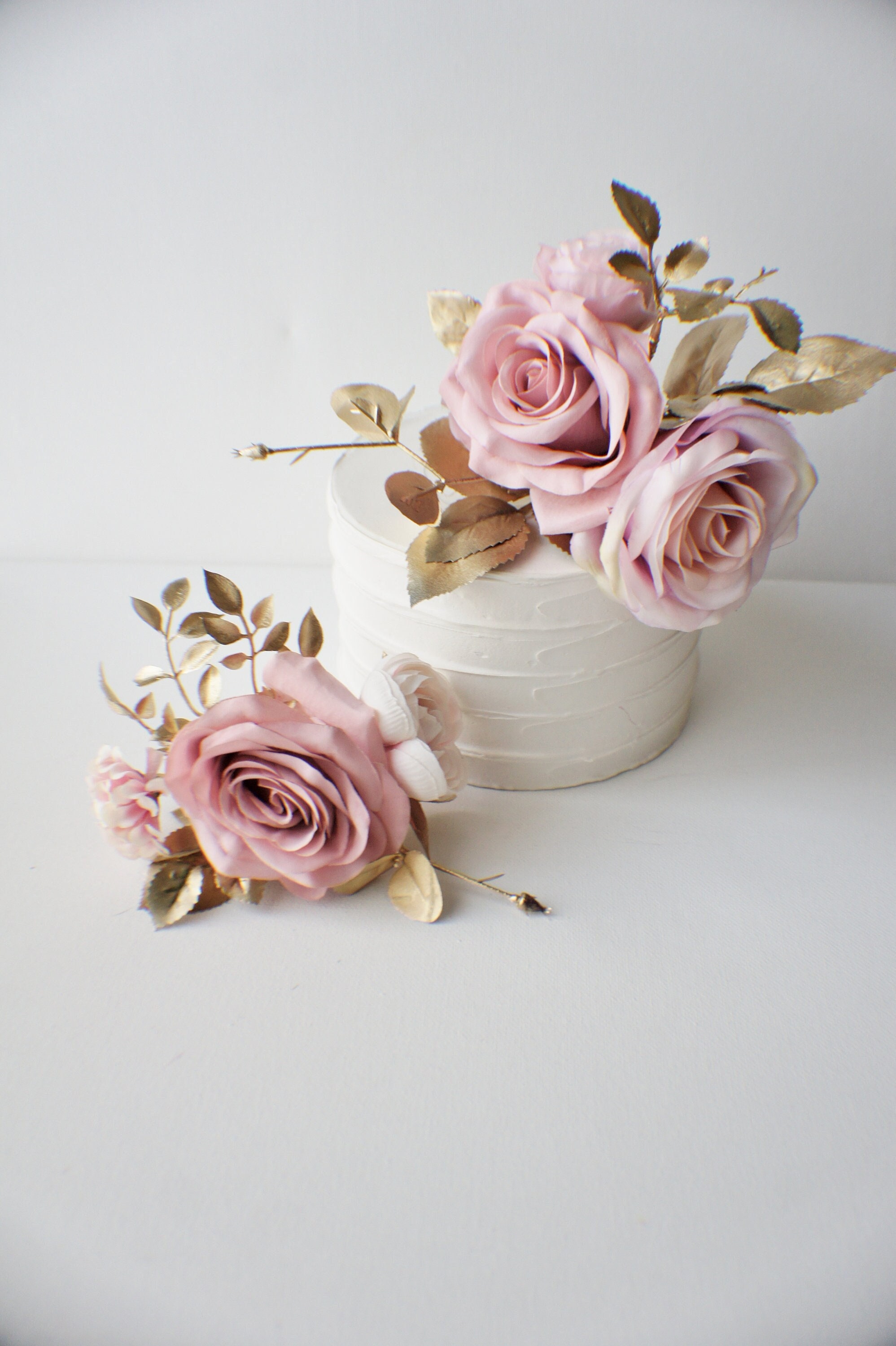 Flower Cake Topper, Wedding Flowers, Floral Cake Topper, Silk Flower ...