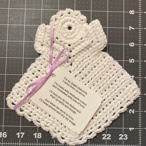 Angel Dishcloth, Crochet Angel, Washcloth, Teacher Gift, - Etsy