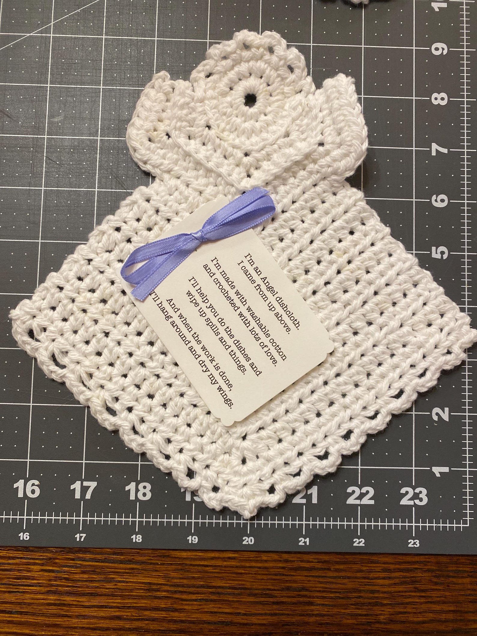 Angel Dishcloth, Crochet Angel, Washcloth, Teacher Gift, - Etsy
