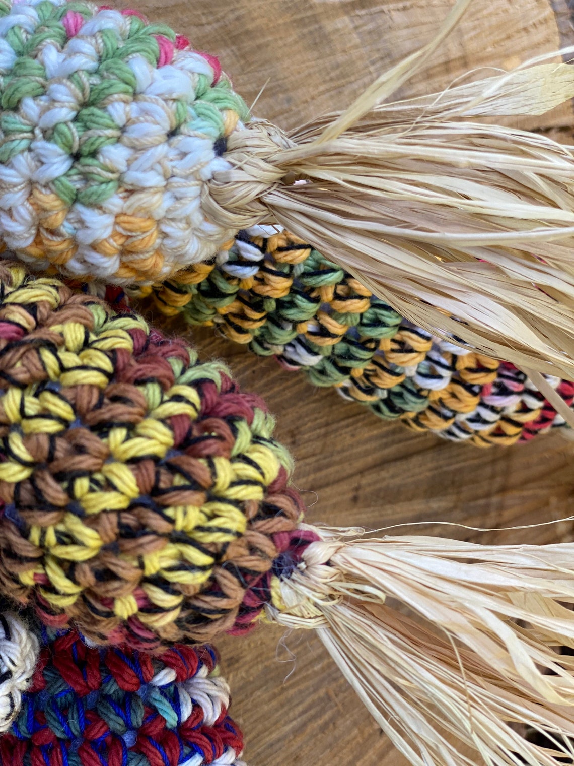 Autumn Cornindian Corn Crochet Farmhouse Fall Three Tier - Etsy