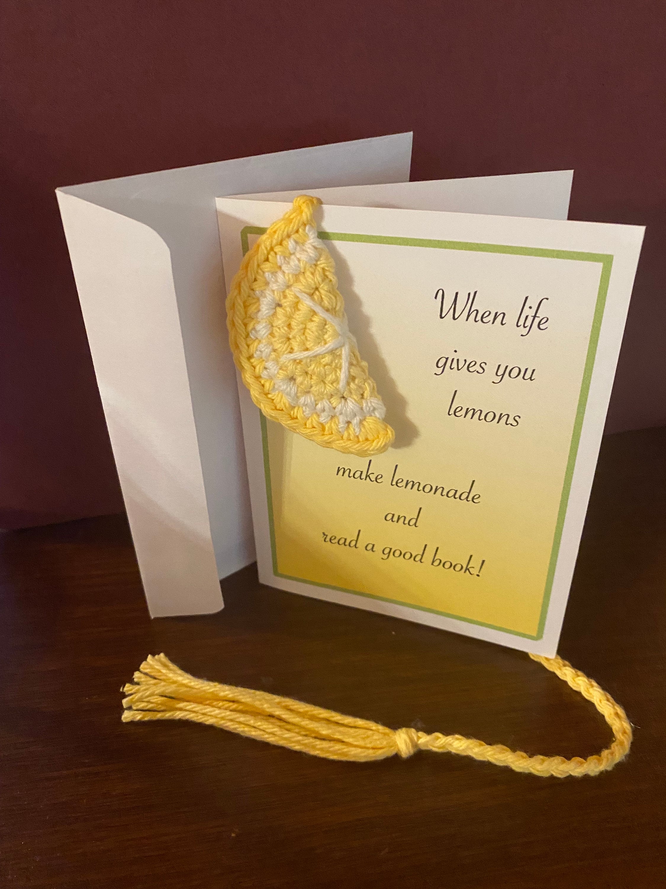 When Life Gives You Lemons Bookmark & Card Set/squeeze the Day/citrus ...
