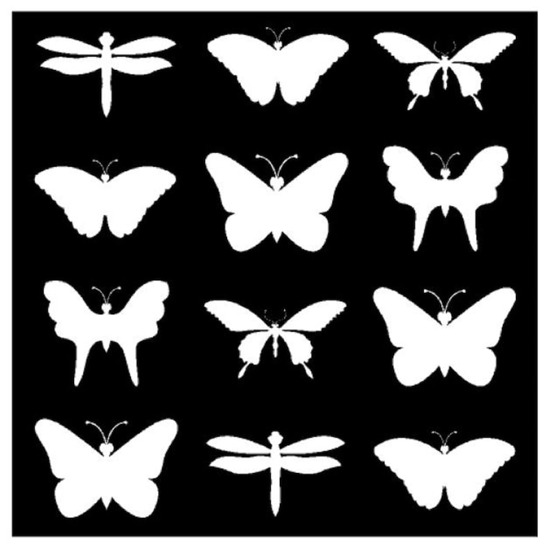 Butterfly Stencils - Etsy