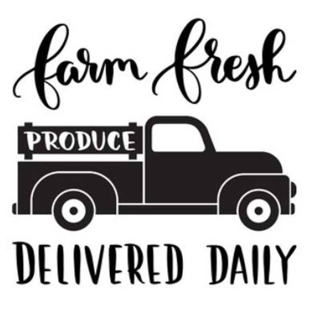 Farm Produce Decal - for Kitchen, Windows, Laptops, Vehicles, Glass ...