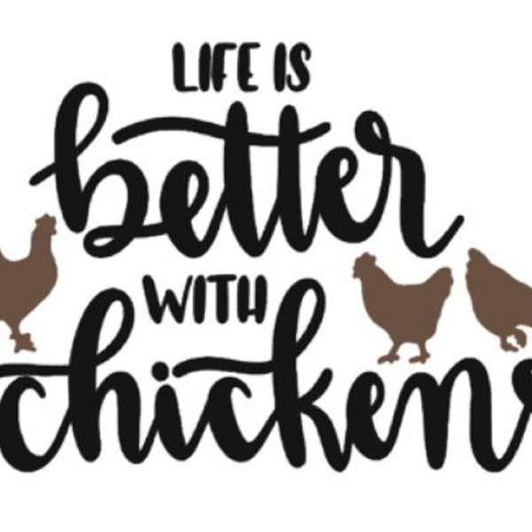 Chicken Wall Decal - Etsy