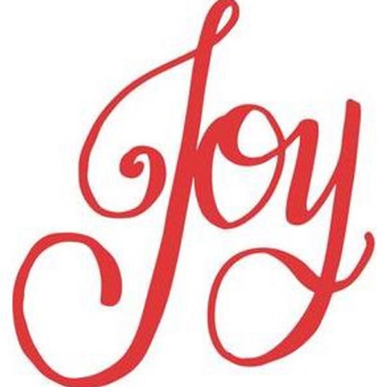 VINYL DECAL ONLY joy 3 Variations for Frame - Etsy
