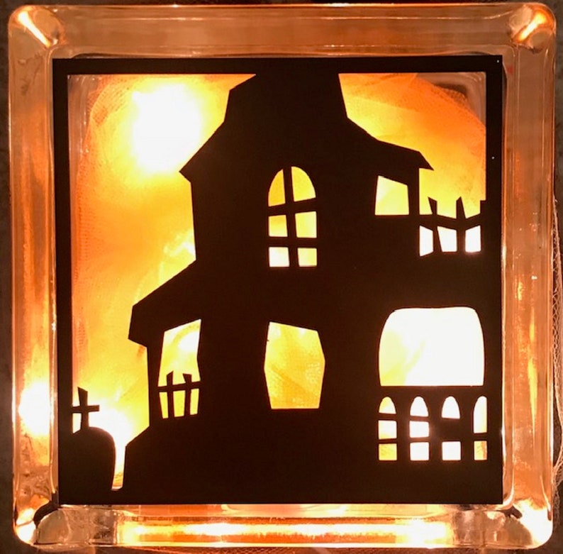 Decal Only for Glass Blocks - 10 Halloween Designs - Etsy