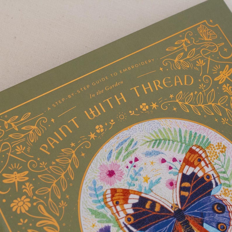 Signed Copy. Book. Paint With Thread: in the Garden, A Step-by-step ...