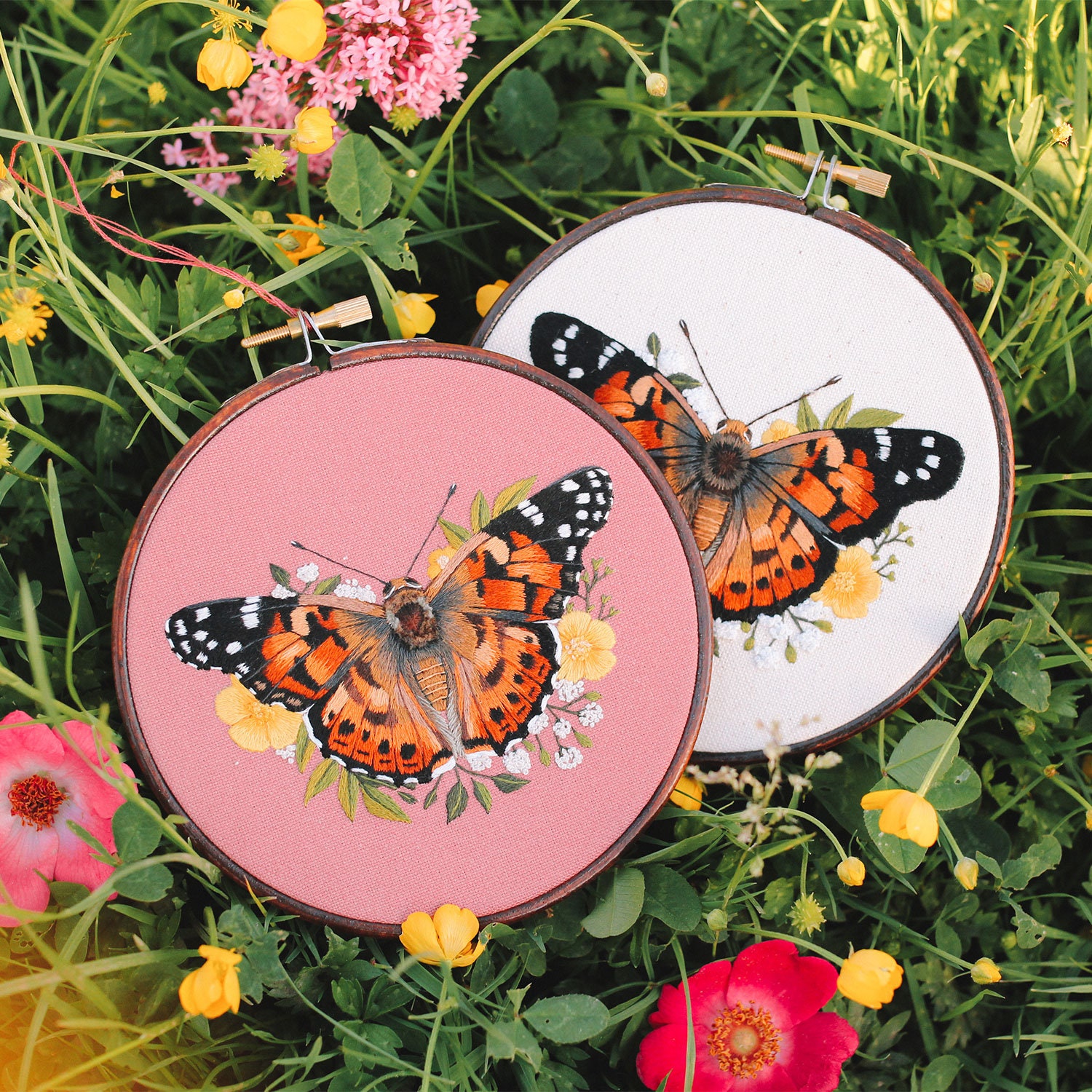 Butterfly: Hand Embroidery Pattern Thread Painting Tutorial - Etsy ...