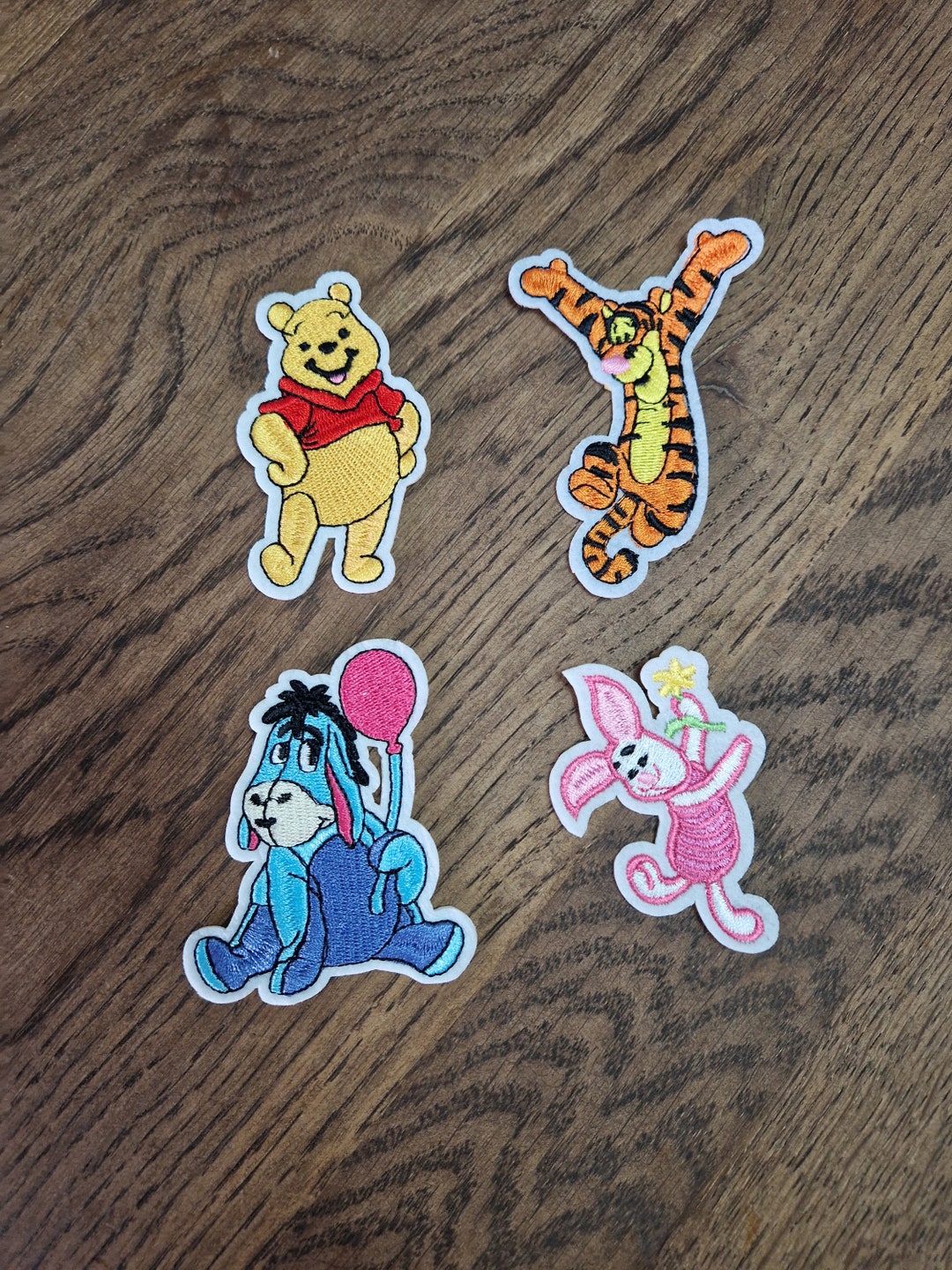 Winnie the Pooh Embroidered Patches Iron on Patch Clothes Material ...