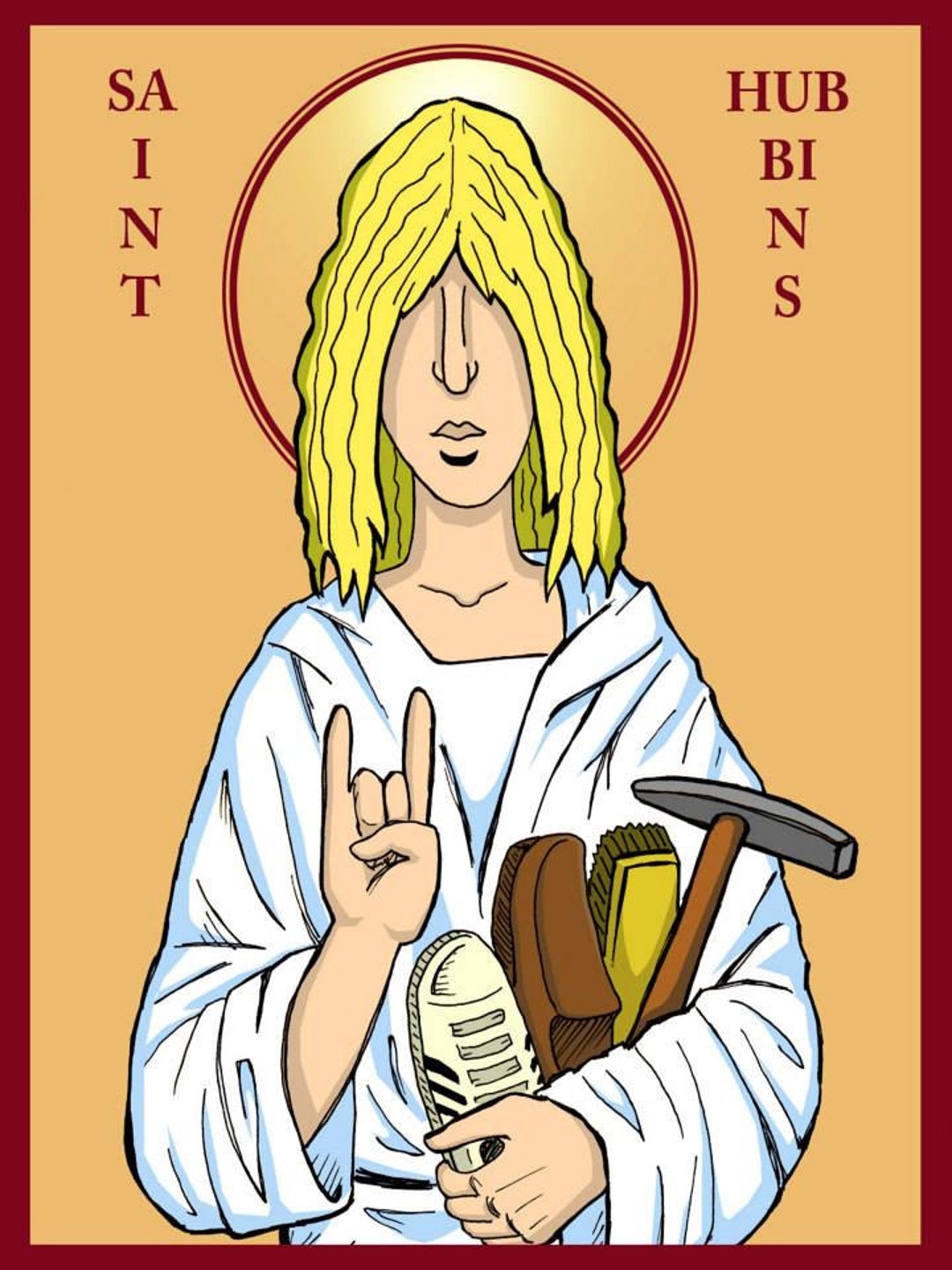 Saint Hubbins Art Print: Spinal Tap Movie Poster, Patron Saint of ...
