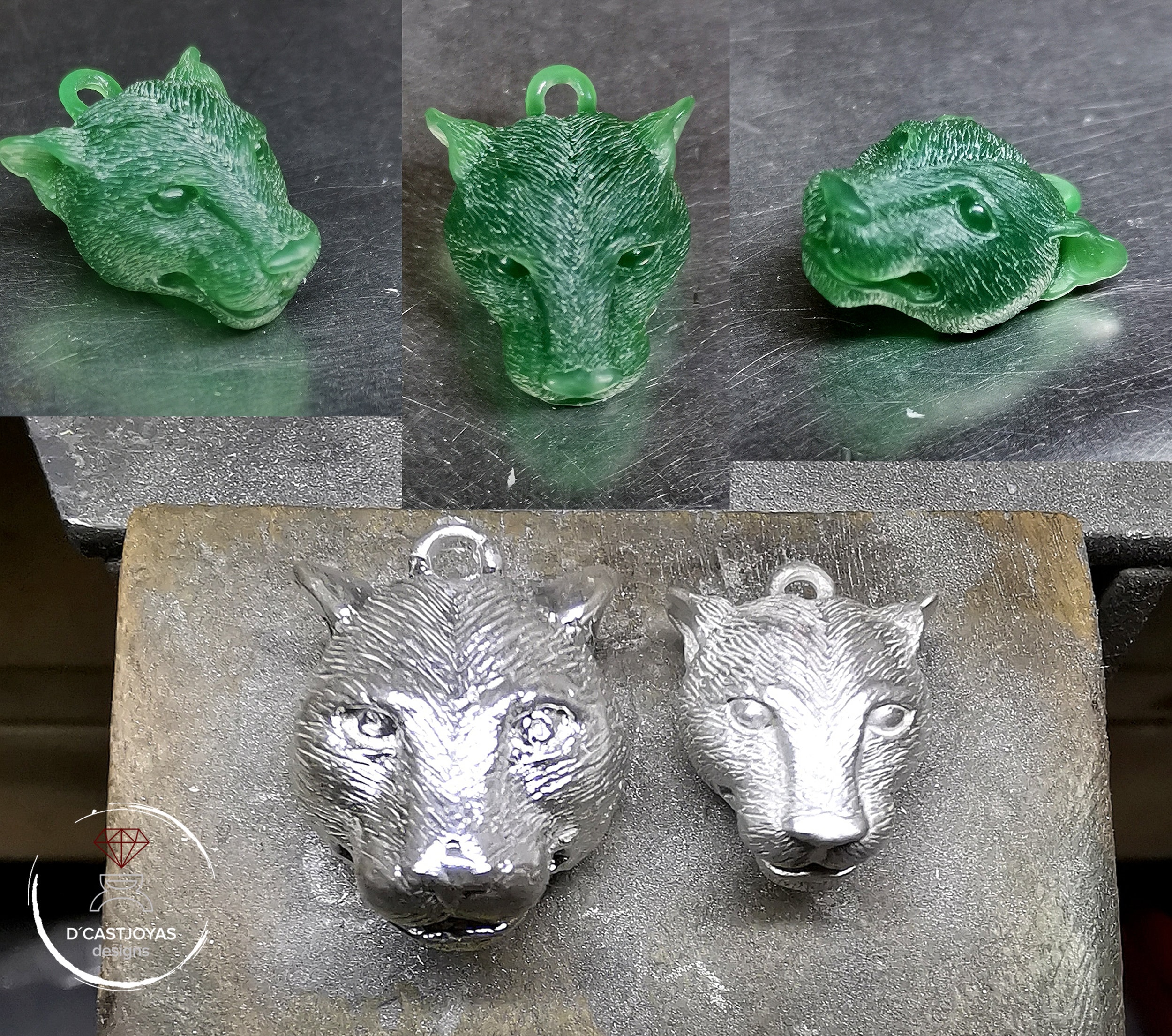 Colgante pantera pequeña plata de ley Totem pantera Colgante | Etsy