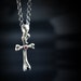Solid Silver Small Femur Bone Pendant, Realistic Human Bone Necklace ...