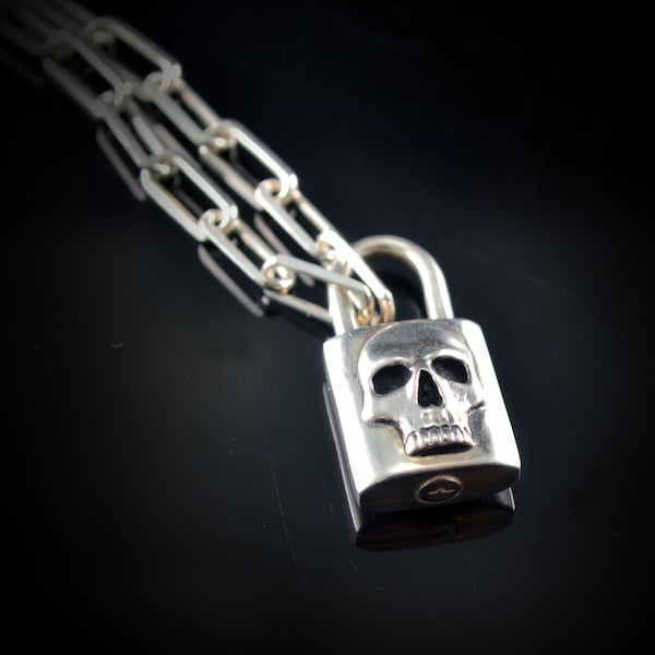 Padlock Necklace - Etsy