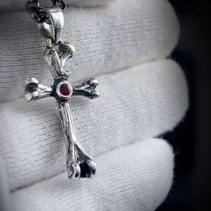 Solid Silver Small Femur Bone Pendant, Realistic Human Bone Necklace ...