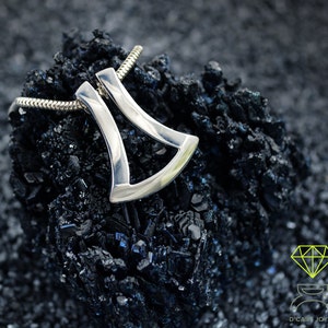 Solid Silver Ax Pendant, Modern Thor Ax - Etsy
