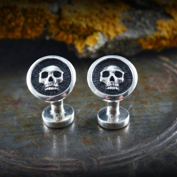 Skull Cufflinks - Etsy