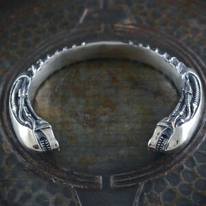 Xenomorph Bracelet Handmade in Solid Silver, Alien Jewelry - Etsy