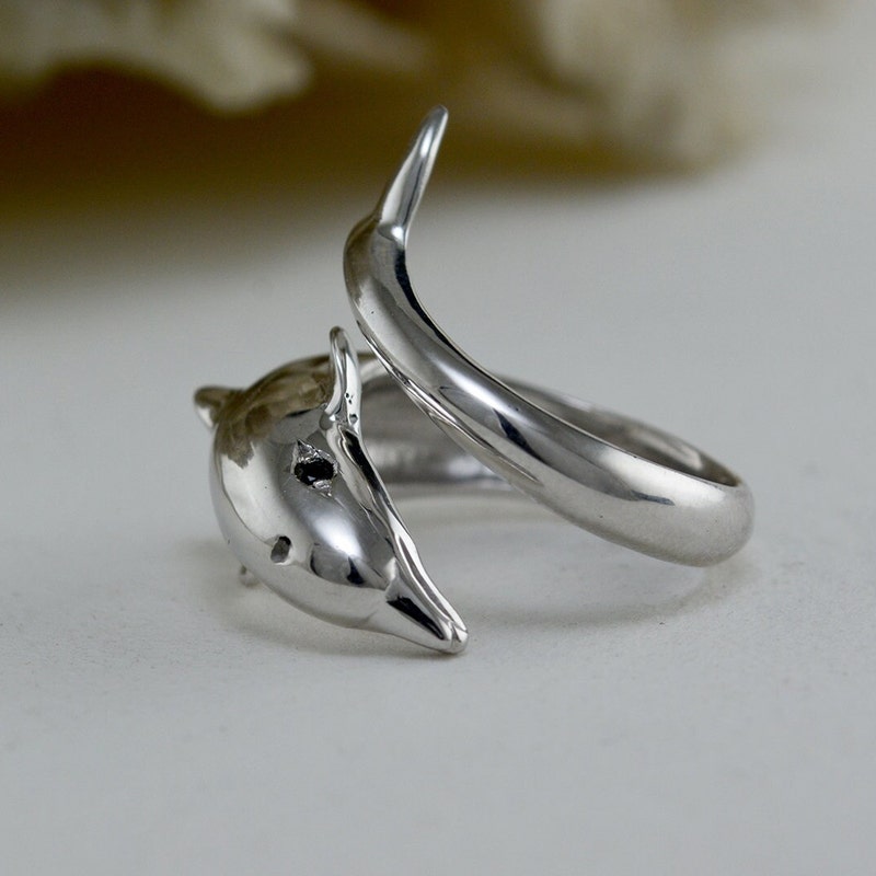 Dolphin Ring - Etsy