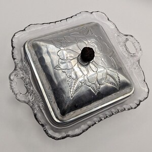 Vintage Wrought Farberware Lidded Dish - Handled Glass Dish - Etsy