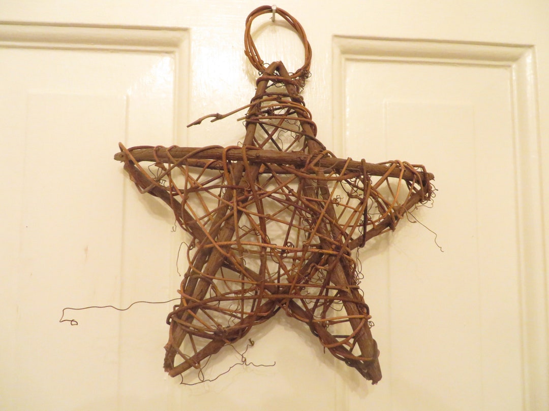 GRAPEVINE STAR With POCKET Sale!! - Etsy