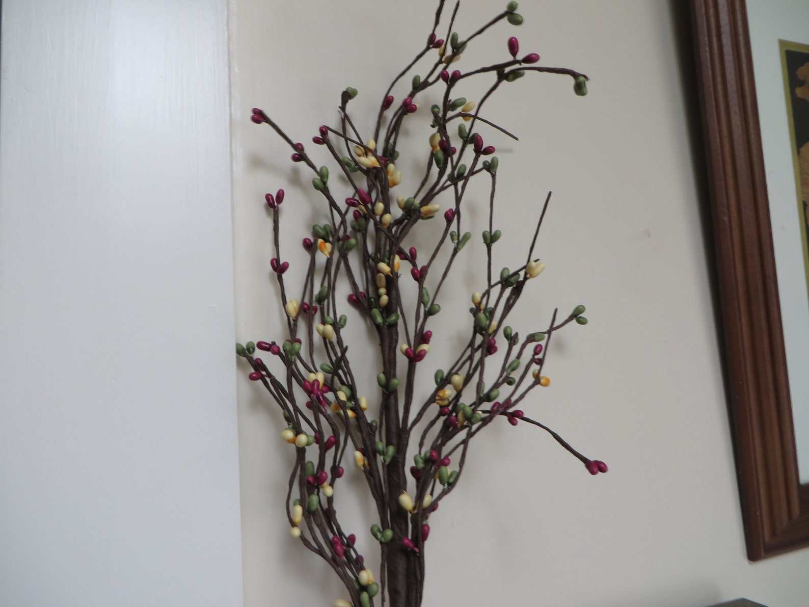 Long Full Multi Color Pip Berry Spray Pink Yellow Green Pip Berries - Etsy