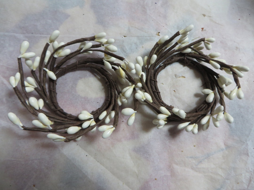 CREAM TAPER Rings off White Pip Berry Taper Rings - Etsy