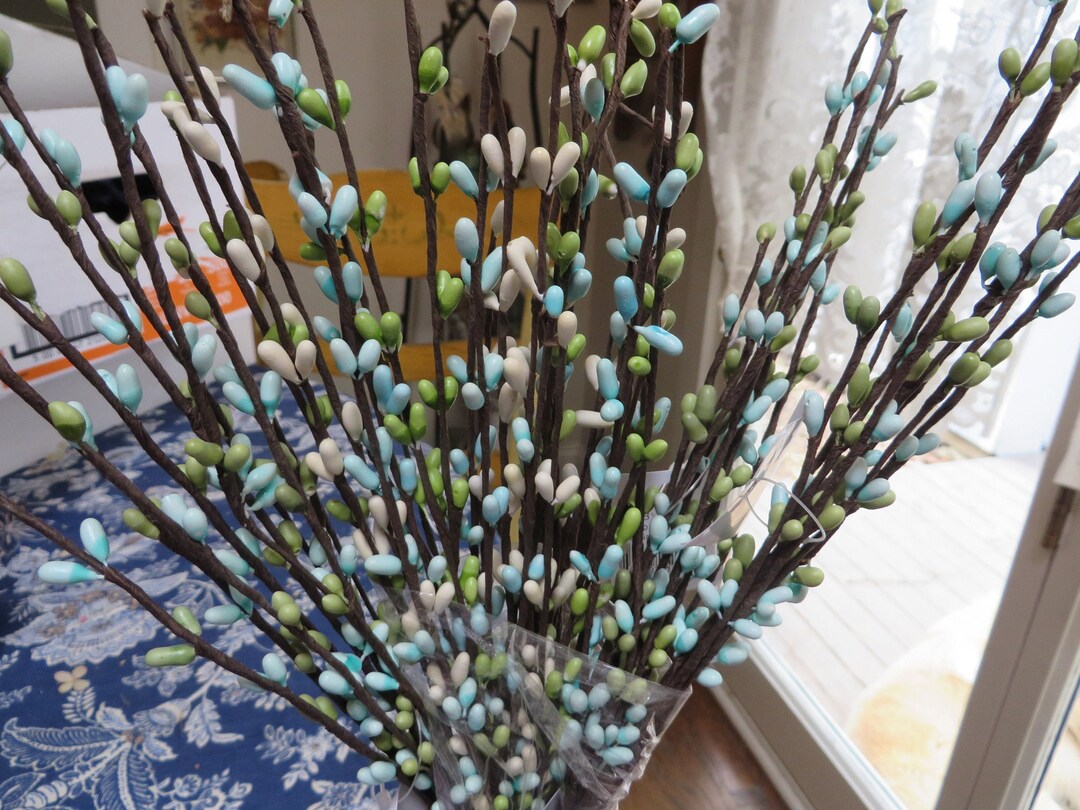 Aqua and Green Cream Spring Pip Berry Sprays Sale! - Etsy