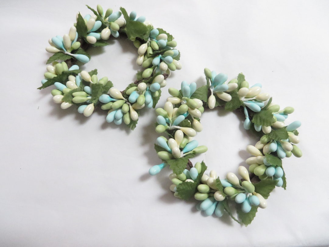 SEA BREEZE BERRY Candle Rings Pip Berry Taper Candle Rings or Napkin ...
