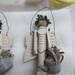 VINTAGE GARDEN PRIMITIVE Angel Ornaments Watering Can Angels Shutter ...