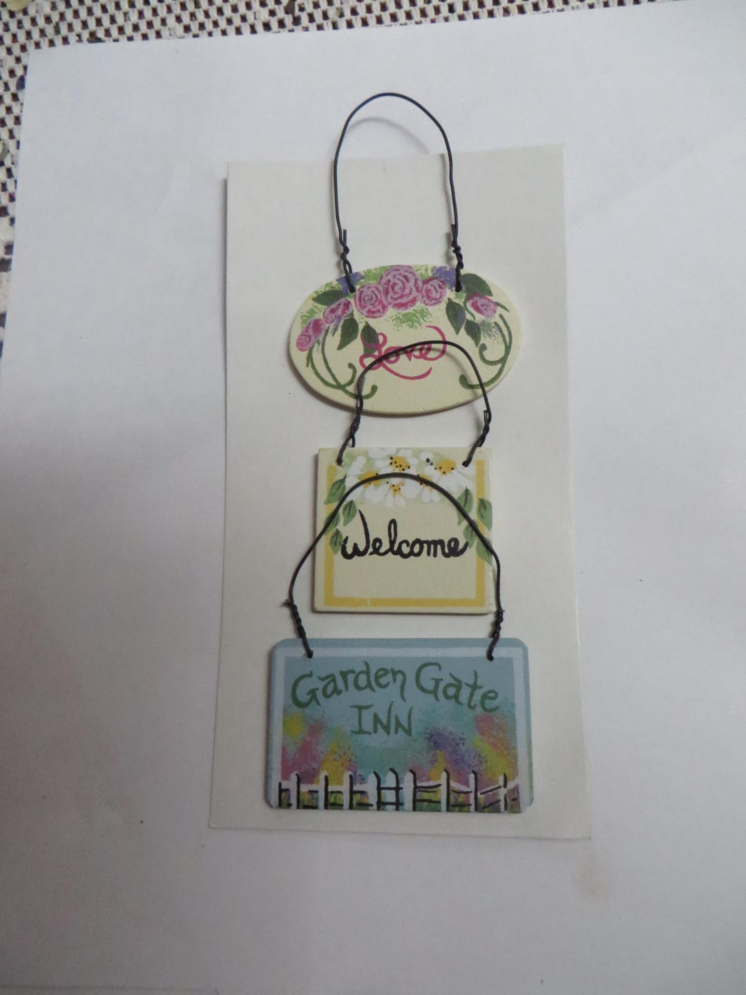 Mini GARDEN SIGN ORNAMENTS Garden Lover Gift Tags - Etsy