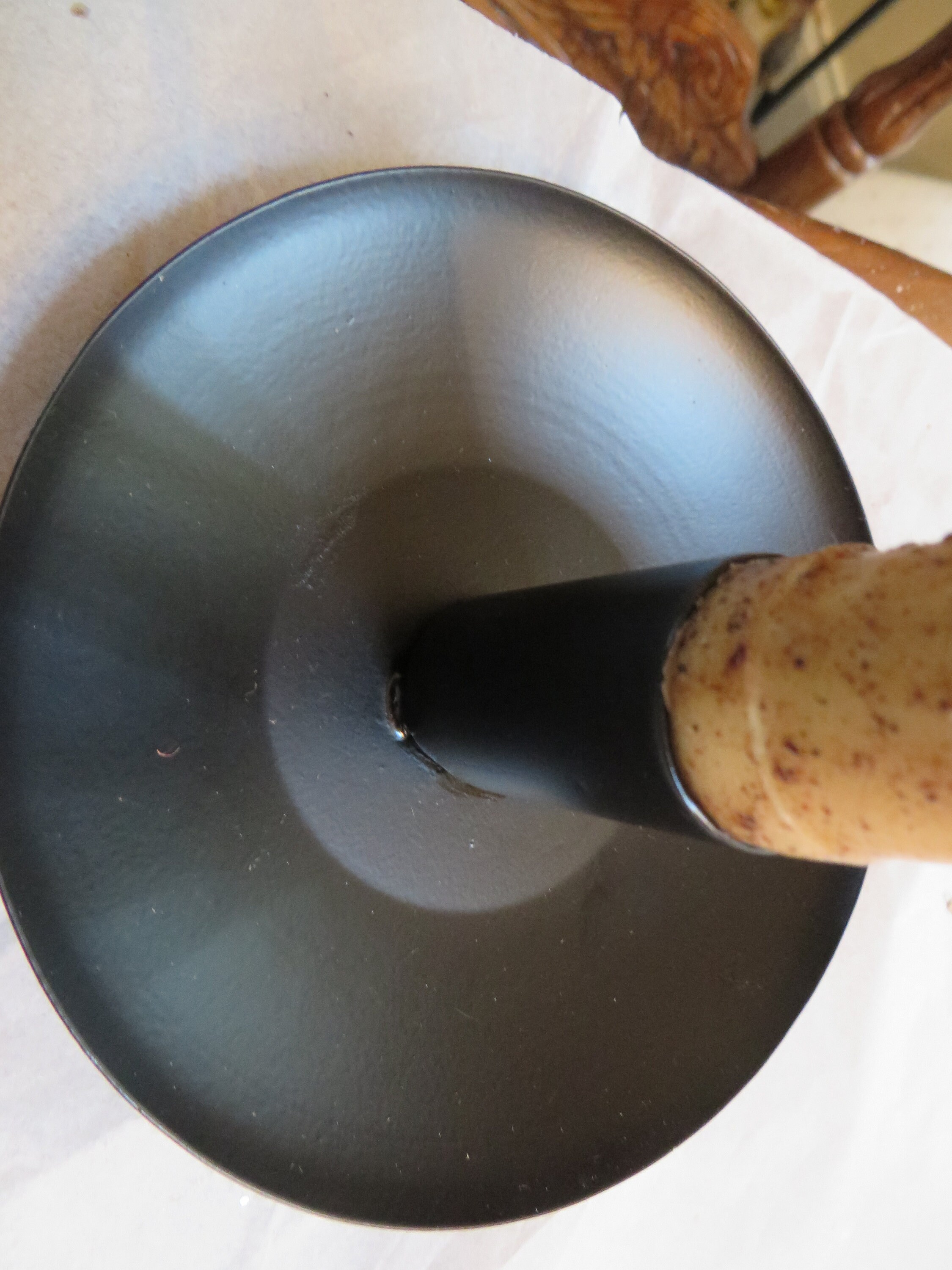 Primitive BLACK TIN TAPER Candle Pan Sale! - Etsy
