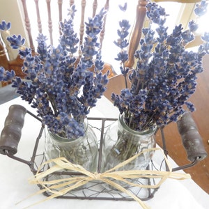 DRIED LAVENDER in 2 Vases Chicken Wire Crate Sale!!!!!!!!!!!!!!!!! - Etsy