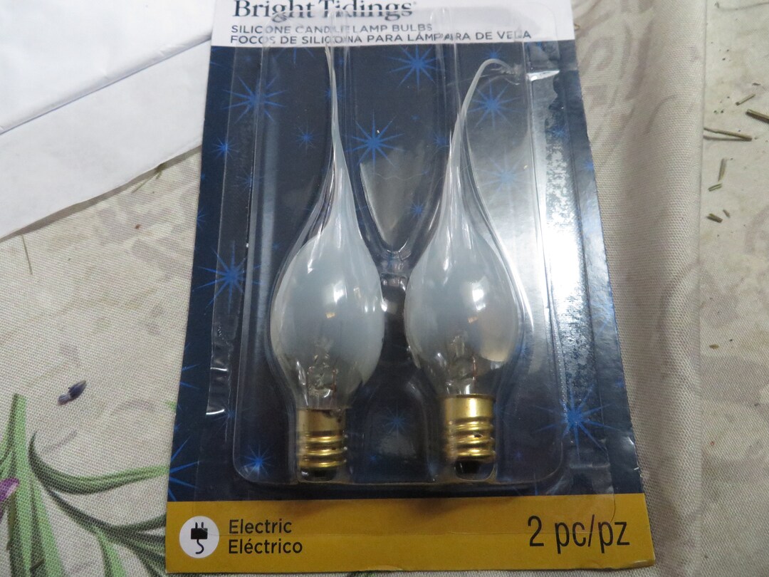 SILICONE BULBS Rustic Candle Lamp Bulbs Crafting Light Accent - Etsy