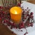 RUSTY MASON JAR Lid Mason Jar Rusty Lid With Taper Candle and Pip Berry ...