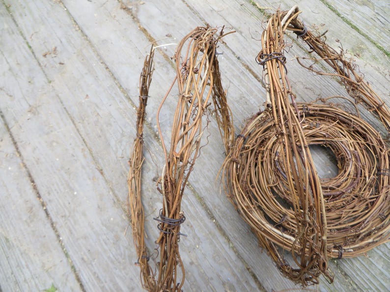 GRAPEVINE GARLAND 15 Feet Grape Vine Rustic Garland - Etsy