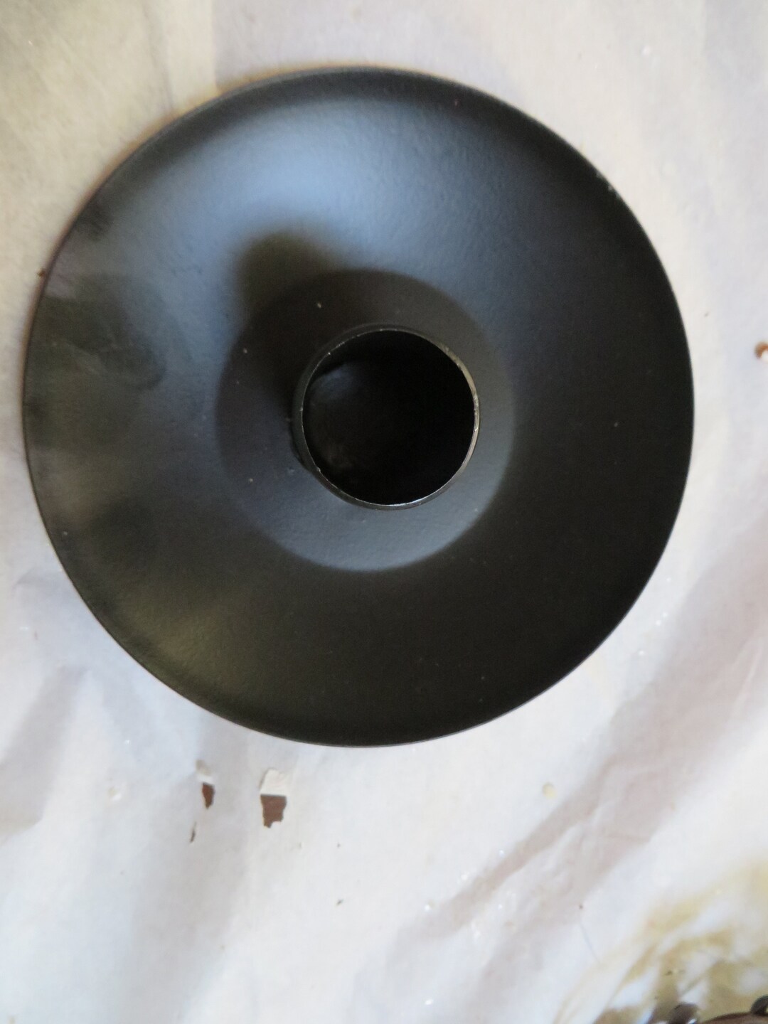 Primitive BLACK TIN TAPER Candle Pan Sale! - Etsy