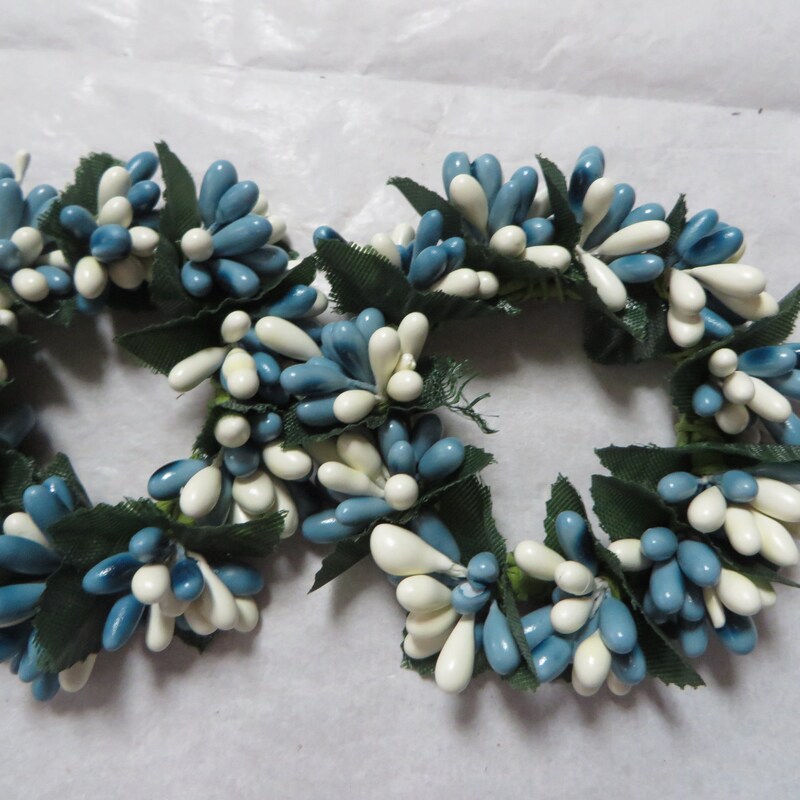 Blue Taper Candles Ring - Etsy