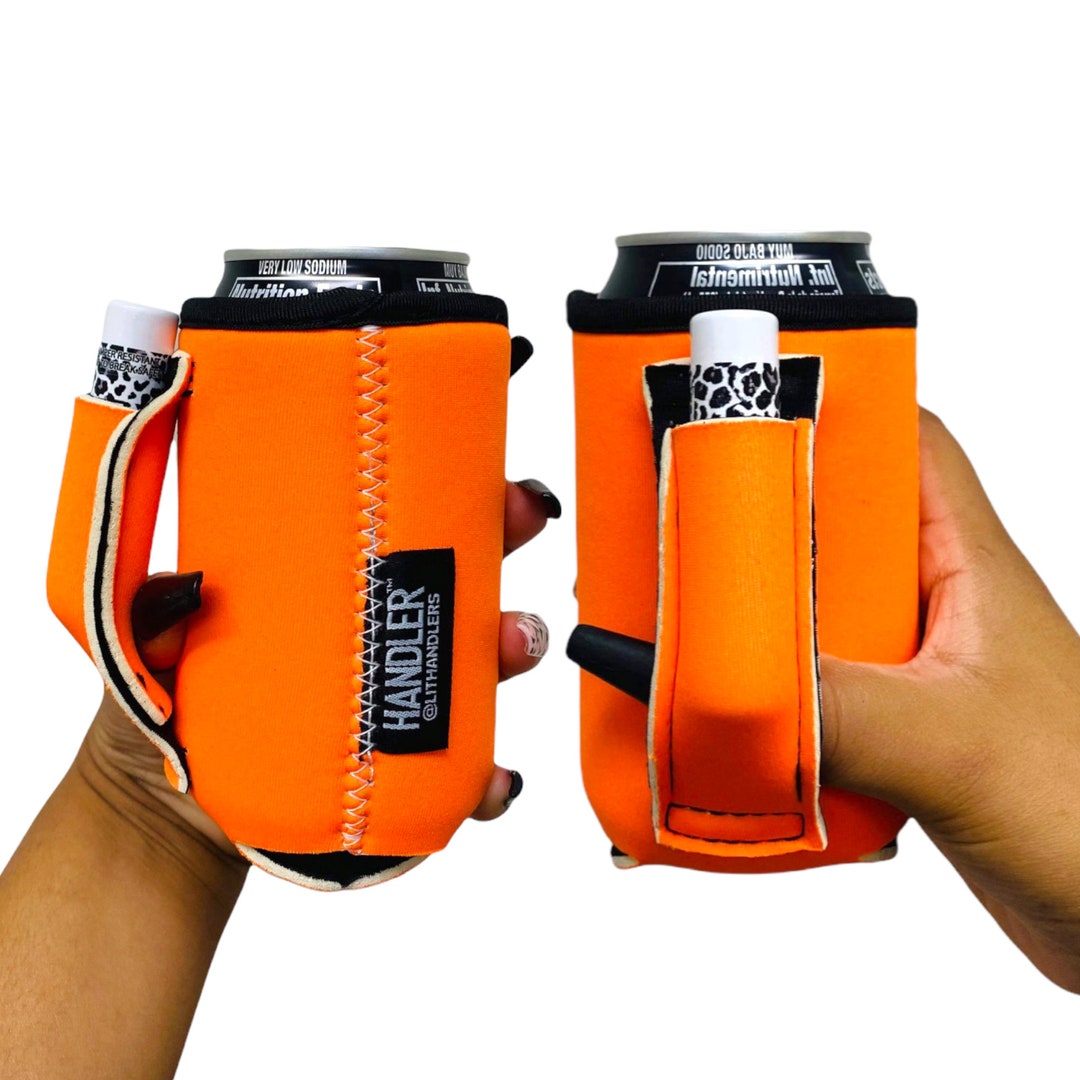 SOLID COLORS 12oz Can Handler With Pocket - Etsy