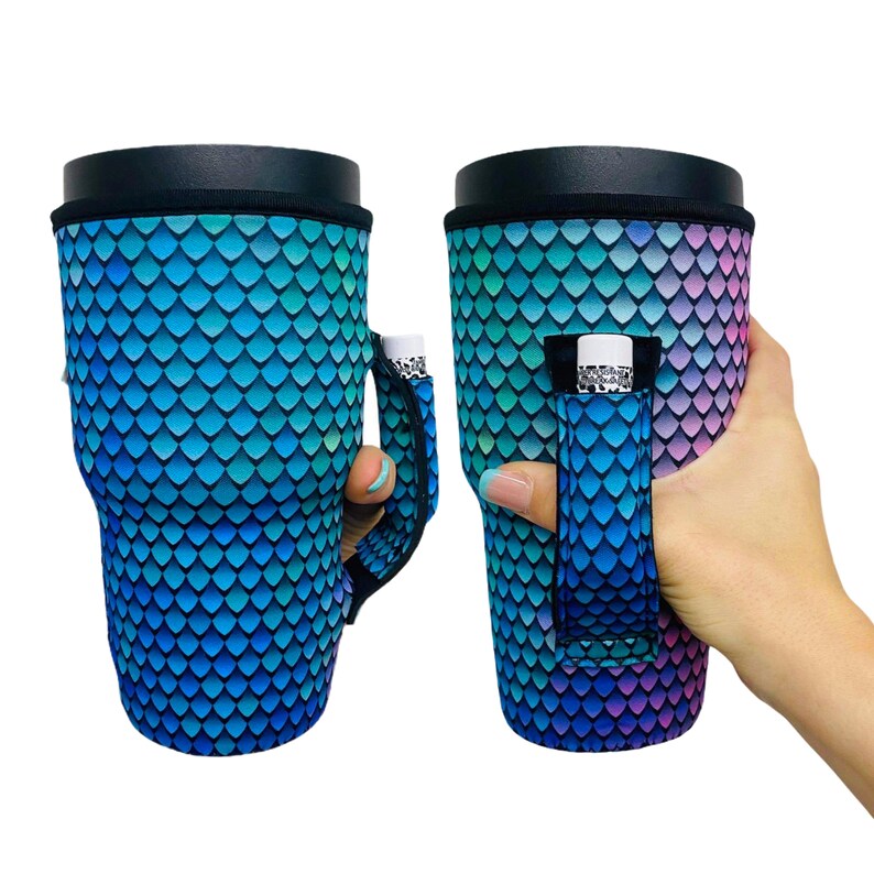 Purple Mermaid 30oz Tumbler Handler™ - Etsy