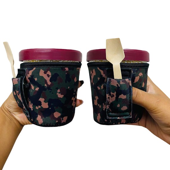 Camo Pint Size Ice Cream Handler™ R Handle With Pocket Patent - Etsy