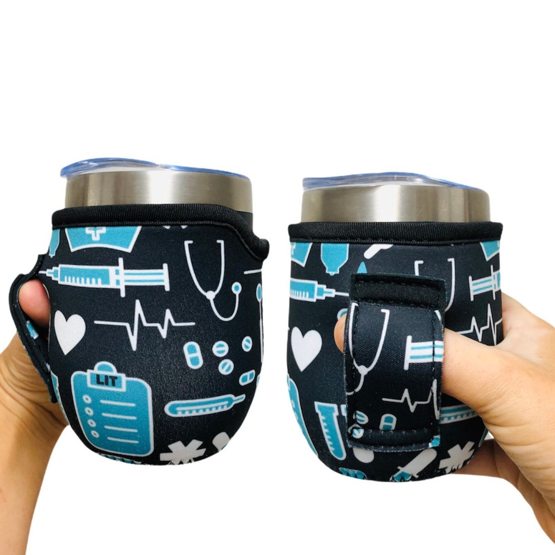 Nurse 12oz Wine Tumbler Handler™ Fits Red 16oz Cups Chapstick Holder ...
