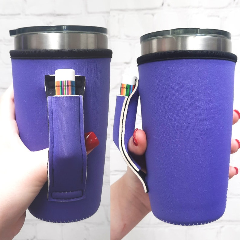 Solid Color 20oz Large Coffee / Tea / Tumbler Handler™ - Patent Pending ...