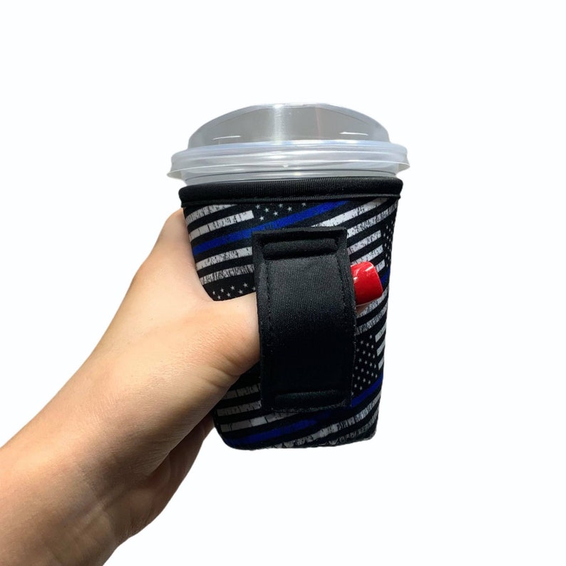 Back the Blue Small & Medium Coffee Handler™ Patent Pending - Etsy