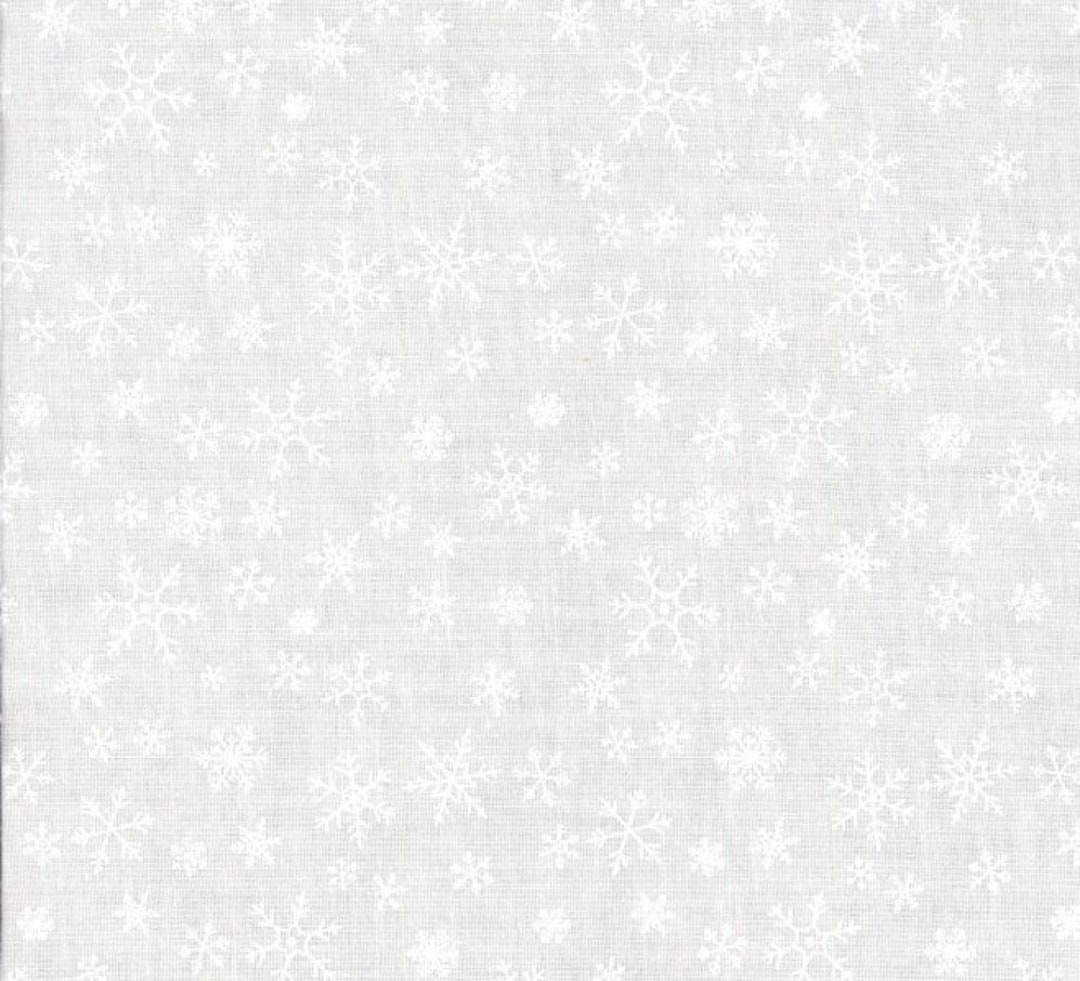 White Tone on Tone Tonal Cotton Quilt Fabric by the Half Yard ...