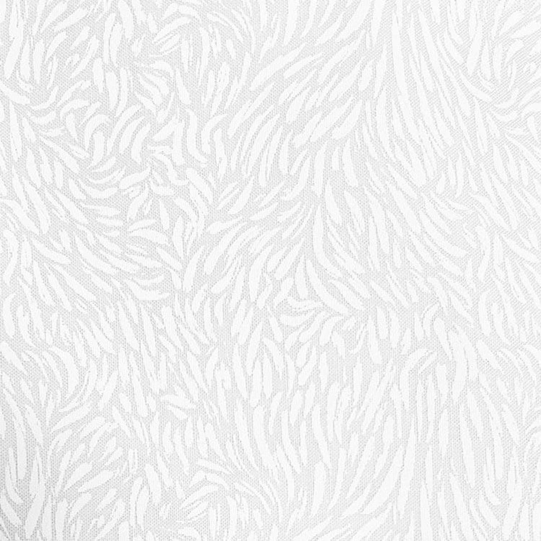 White on White 100% Cotton Tonal Quilt Fabric by the Half Yard - Leaf ...
