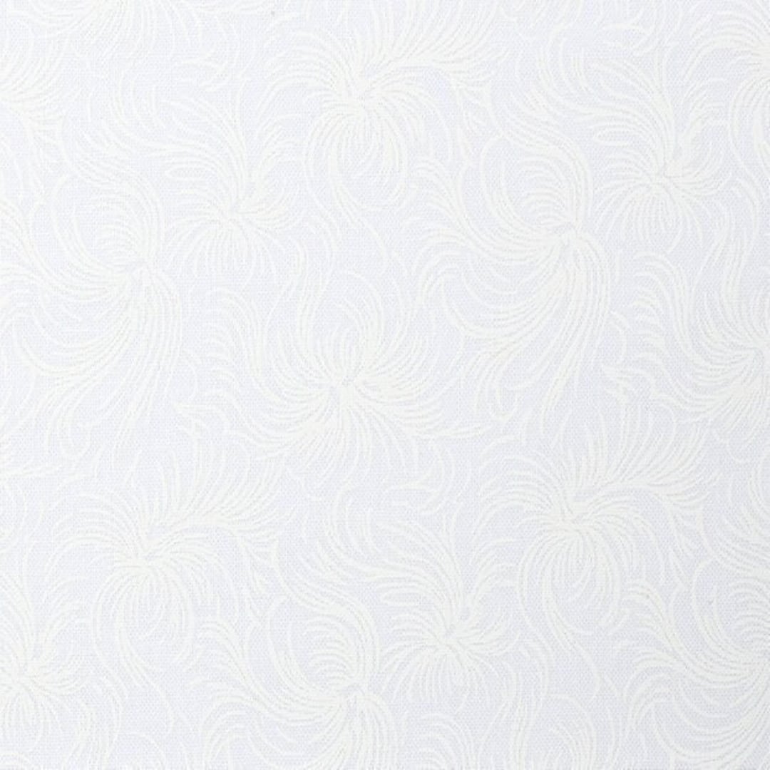 Bright White on White Cotton Tone on Tone Tonal Quilt Fabric by the ...