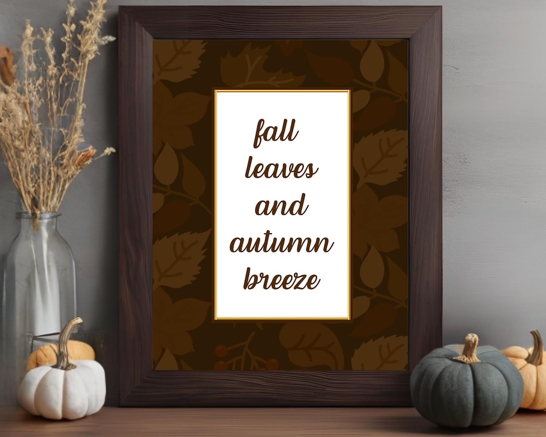 Fall Artwork Printable - Etsy