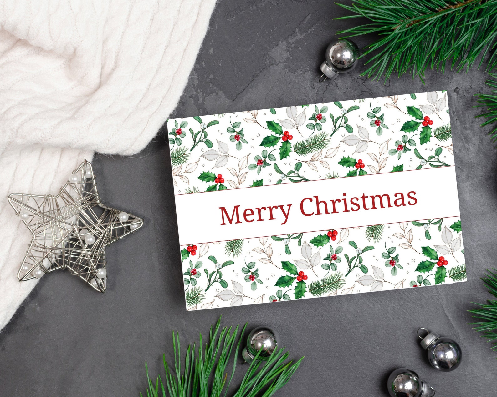 Printable Christmas Card, Digital Download - Etsy