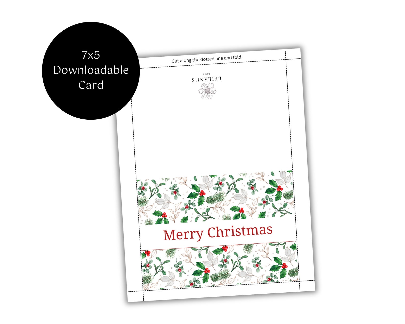 Printable Christmas Card, Digital Download - Etsy